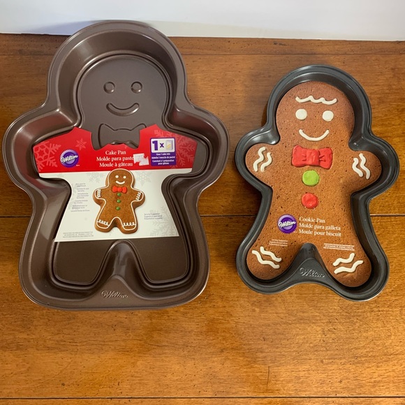 Wilson | Kitchen | Set Of Ginger Bread Man Pans Cake Cookie Pan | Poshmark